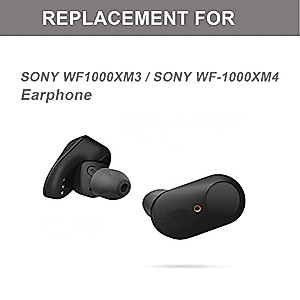 Replacement Ear Tips Compatible with Sony WF-1000XM3 Sony WF-1000XM4 Earbuds Silicone Eartips Replacement 14PCS Eartips Cover(wf1000xm3 White)