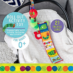 KIDS PREFERRED World of Eric Carle The Very Hungry Caterpillar Roll Out Activity Toy with Teether, Multicolor (55734)