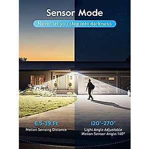 Brightown Motion Sensor Outdoor Lights with Remote, 40W 4500LM Dusk to Dawn Security Lights 3 Mode Adjustable, 3000K-6500K White Warm Colour Adjustment, IP65 Waterproof Flood Light for Home