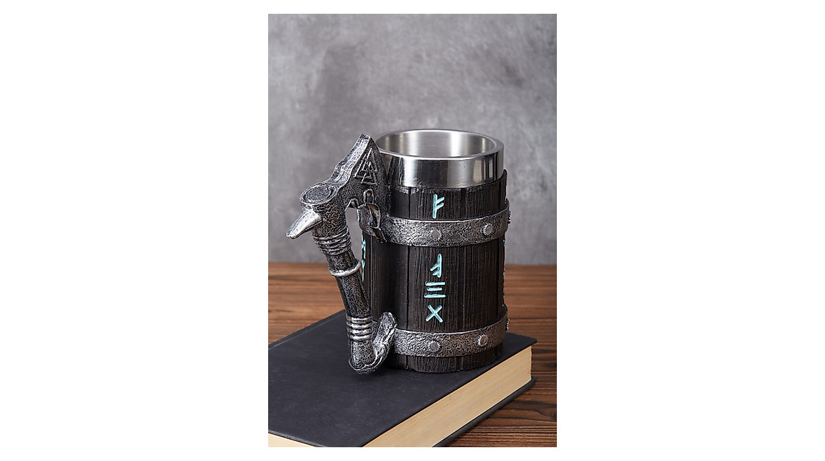 Nordic Viking Rune Mug - Unique Norse Mythology Gift