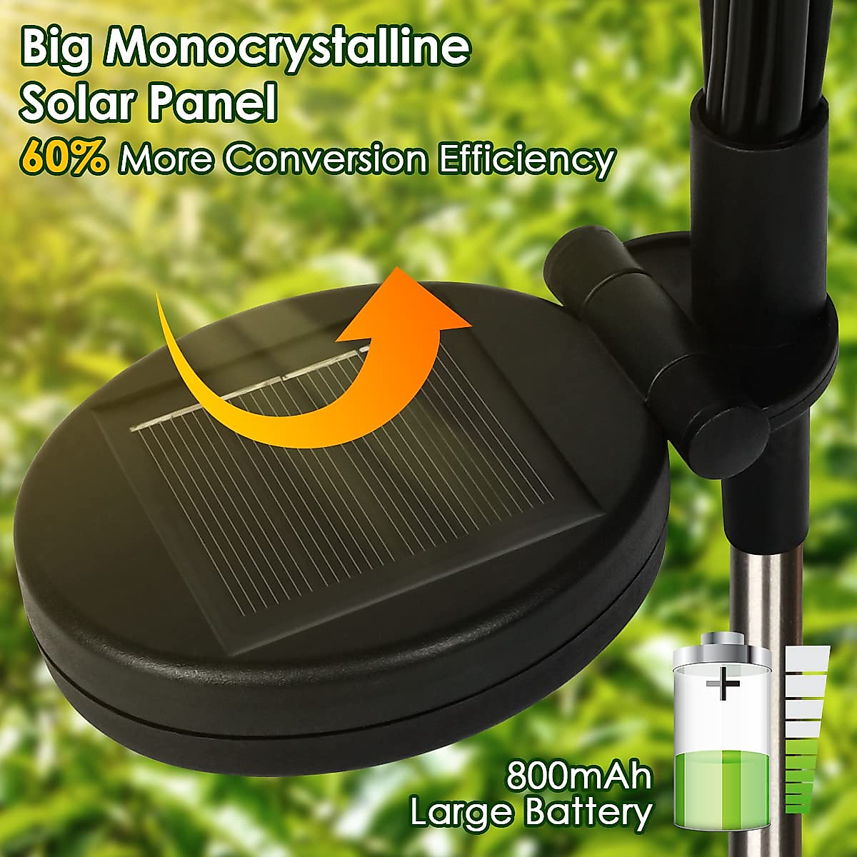 GOANDO 4 Pack Solar Garden Lights 12 LED Firefly Lights Outdoor Waterproof Starburst Swaying Garden Decor for Yard Patio Pathway