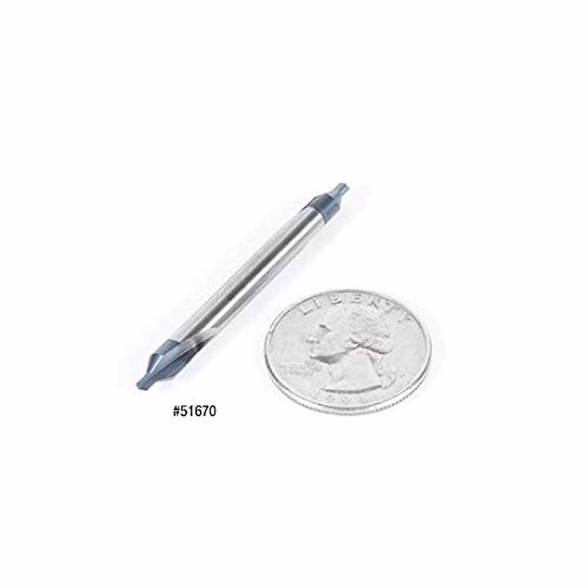 Amana Tool - 51670 CNC 118° Pt. Center Drill High Performance Solid Carbide 60 Deg