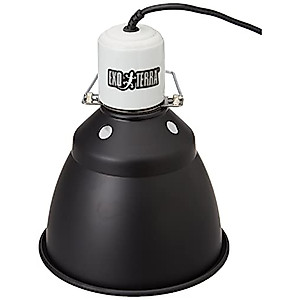 Exo Terra Light Dome, Aluminum UV Reflector Lamp for Reptile Terrariums, 5.5 Inches