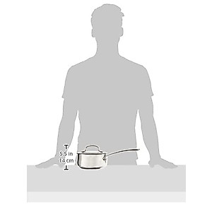 Cuisinart 419-14 Contour Stainless 1-Quart Saucepan with Cover