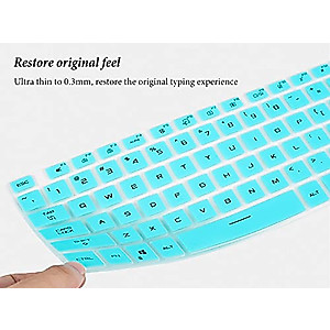 Keyboard Cover for 15.6" ASUS TUF Dash F15 FX516 FX516PM FX516PR TUF516PE/15.6" 14" ASUS ROG Zephyrus G15 GA503 G14 GA402,16" ASUS Zephyrus M16 GU603/13.4" ASUS ROG Flow X13 GV301QH Skin-Mint