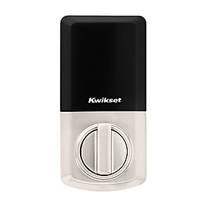 Kwikset SmartCode 260 Keyless Electronic Keypad Deadbolt, Microban Protected Keypad, Auto Door Lock, SmartKey Re-Key Security, Satin Nickel