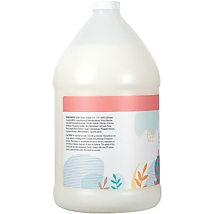 Ginger Lily Farms Botanicals Moisturizing Shampoo for All Hair Types, 100% Vegan & Cruelty-Free, Apple Pear Scent, 1 Gallon Refill (128 fl oz)