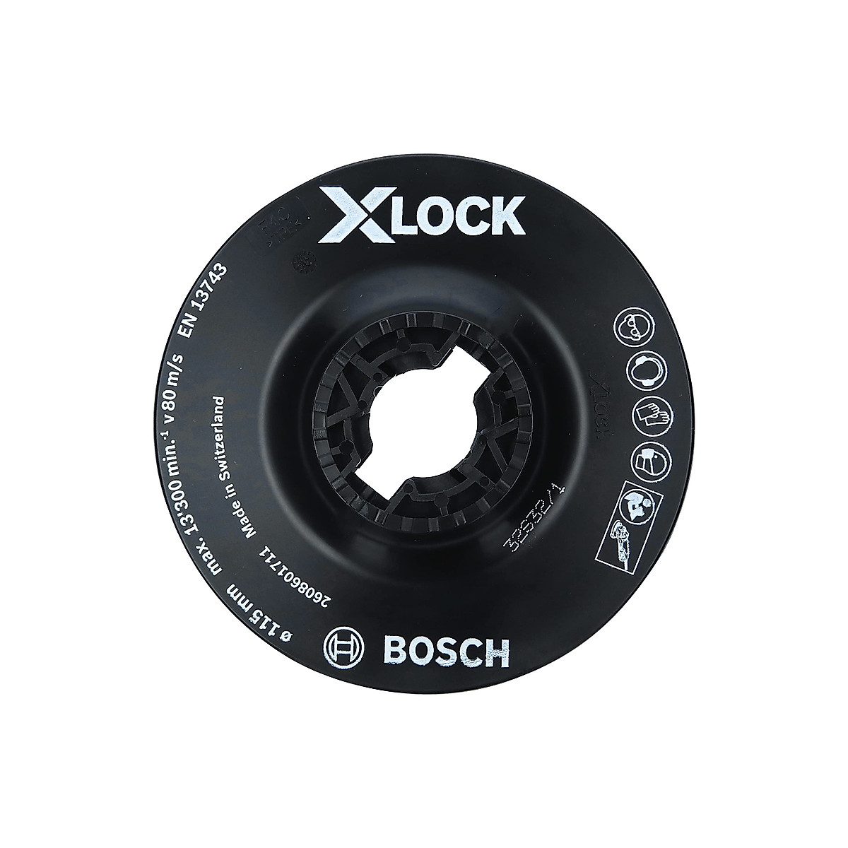 Bosch Professional Backing Pad, Soft (X-Lock, Diameter 115 mm)