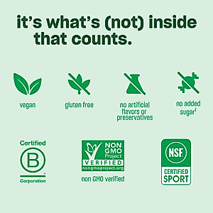 Vega Premium Sport Protein Peanut Butter Protein Powder, Vegan, Non GMO, Gluten Free Plant Based Protein Powder Drink Mix, NSF Certified for Sport, 28.7 oz