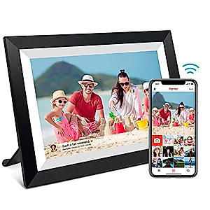 FRAMEO 10.1 Inch Smart WiFi Digital Photo Frame 1280x800 IPS LCD Touch Screen, Auto-Rotate Portrait and Landscape, Built in 16GB Memory, Share Moments Instantly via Frameo App from Anywhere