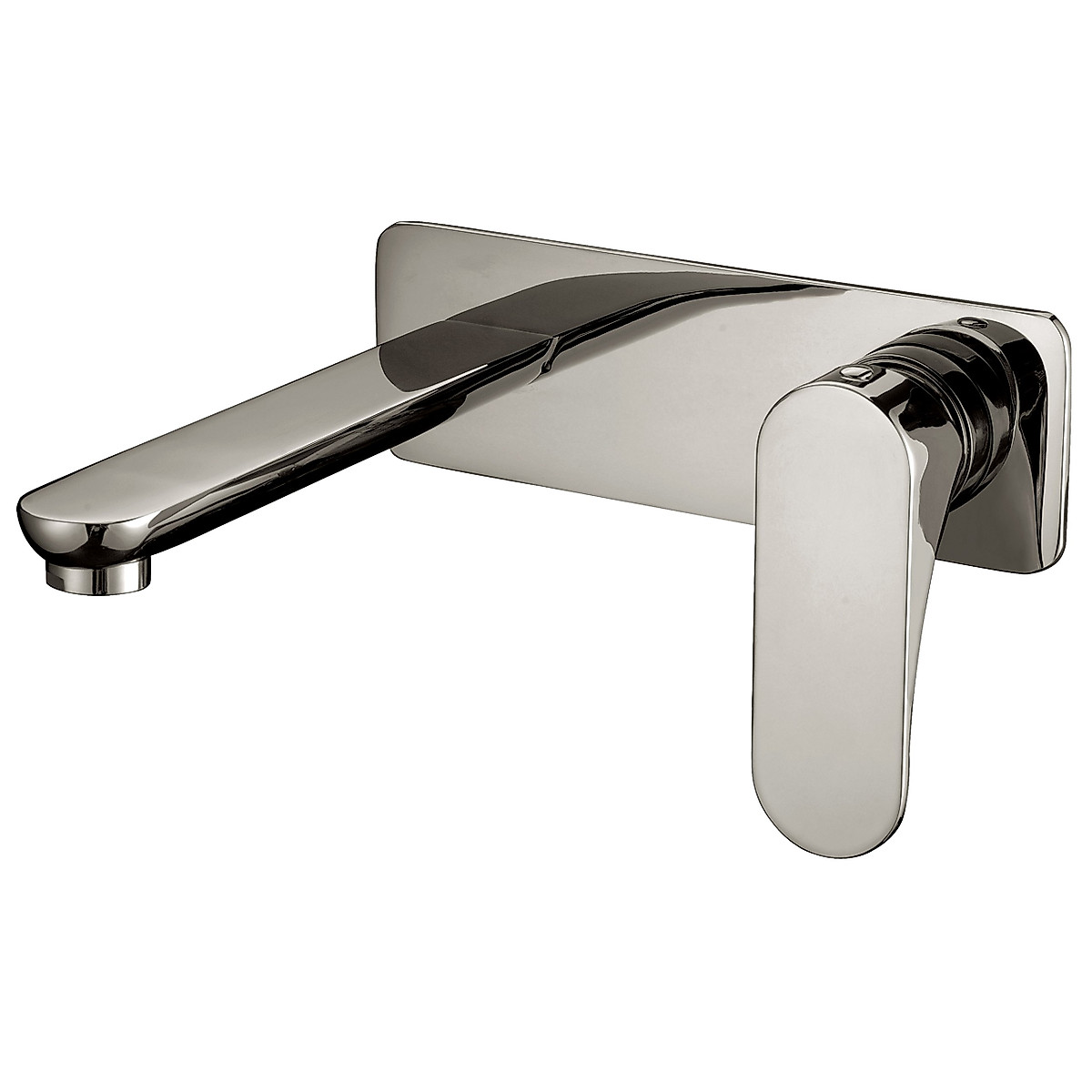 Dawn AB37 1566BN Wall Mounted Single-Lever Concealed Washbasin Mixer, Brushed Nickel