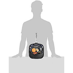 Granitestone Griddle Pan 10.25" Nonstick Stovetop Cookware PFOA Free Oven-Safe, Dish Washwasher safe As Seen On TV