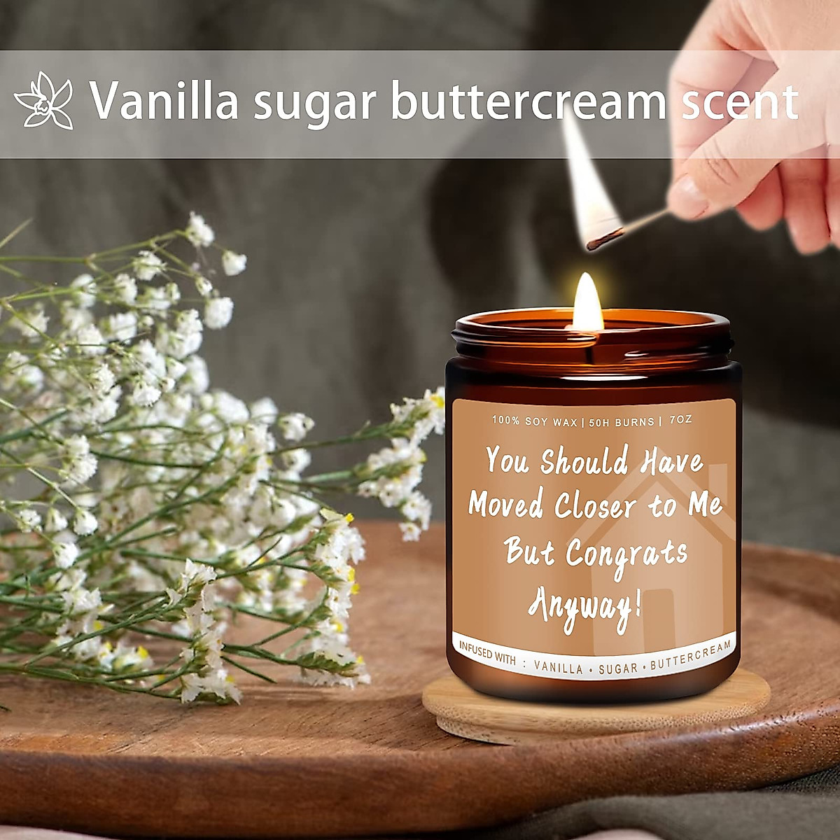 Auelife House Warming Gifts New Home, Housewarming Gifts Candle, Unique House Warming Gifts, New House Gift, New Home Gifts for Home, New Homeowner Gifts for Friend, Family, Women, Men