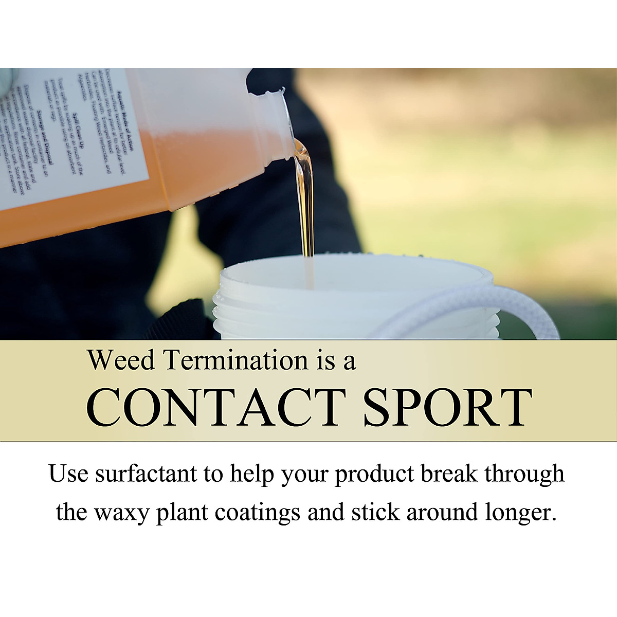 Concentrated Surfactant for Herbicides Non-Ionic 16oz, Increase Product Coverage, Increase Product Penetration, Increase Product Effectiveness