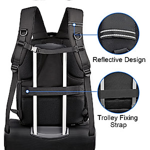 CADeN Camera Backpack Professional DSLR Bag with USB Charging Port Rain Cover, Photography Laptop Backpack for Women Men Waterproof, Camera Case Compatible for Sony Canon Nikon Lens Tripod Accessories