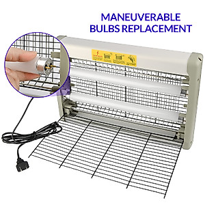 mafiti Bug Zapper Fly Traps Indoor Hanging Electric Mosquito Killer 3500V Gnats Fruit Trap for Home Restaurants Kitchen Garden