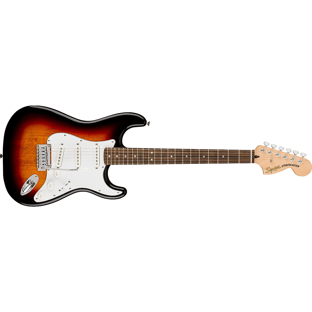 Squier Affinity Series Stratocaster Electric Guitar, with 2-Year Warranty, 3-Color Sunburst, Laurel Fingerboard