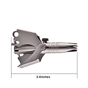Nose Hair Remover Stainless with Brush - Erbe Solingen