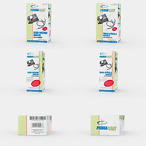 Primacare DS-9197-BL Professional Classic Series Manual Adult Size Blood Pressure Kit, Emergency Bp kit with Stethoscope and Portable Leatherette Case, Nylon Cuff, Blue