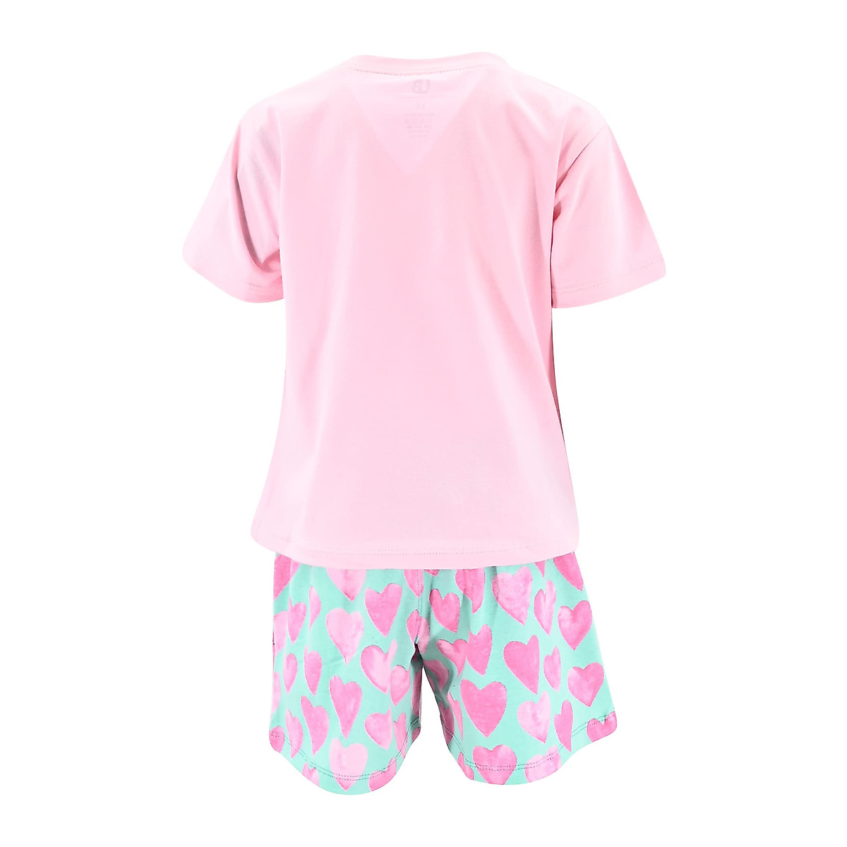 Unique Baby Boys Valentines Here To Steal Hearts Shorts Set Outfit (4Y, Pink)