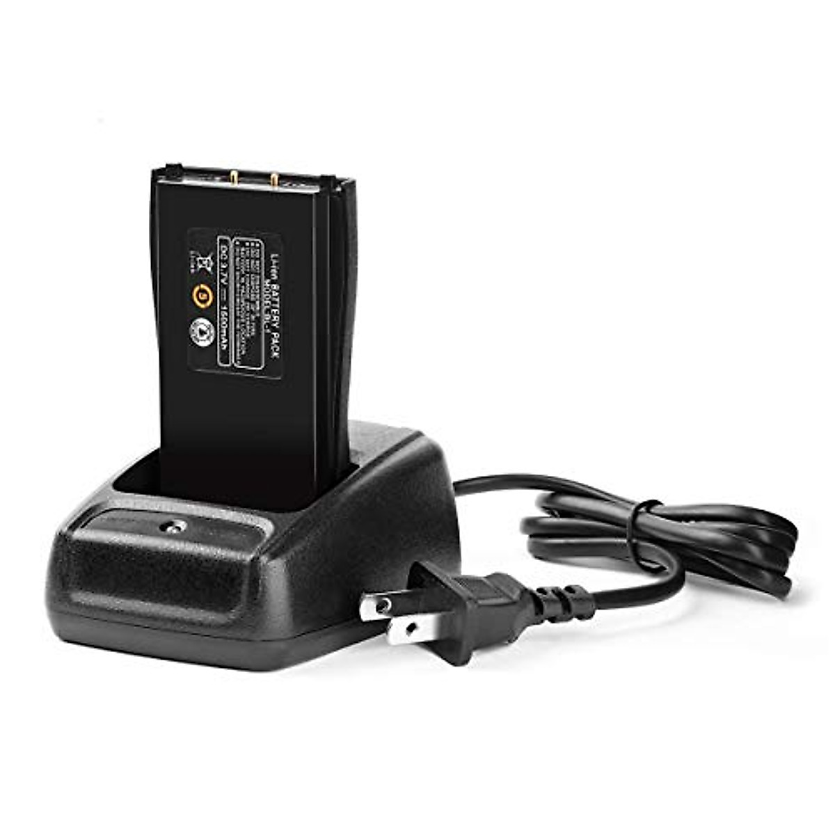 Walkie Talkie for Adults - ANSIOVON Long Range Walky Talky Rechargeable 16 Channels Two Way Radio- Flashlight - Earpiece - Rechargeable Li-ion Battery(Include) - 2 Pack.