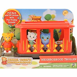 Daniel Tiger's Neighborhood Trolley with Daniel Tiger Figure, Single