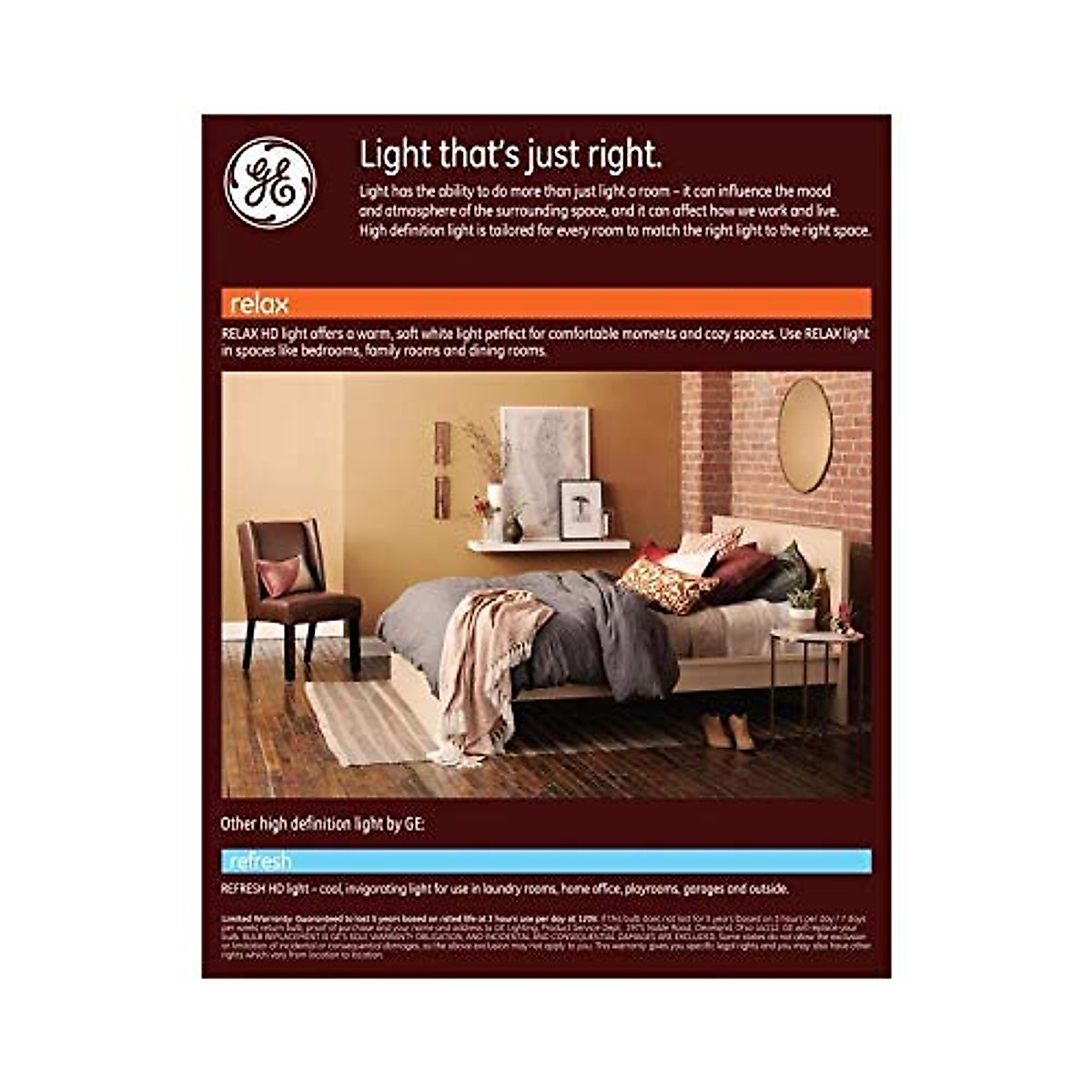 GE Relax 65-Watt EQ LED Br30 Soft White Dimmable Flood Light Bulb (6-Pack)