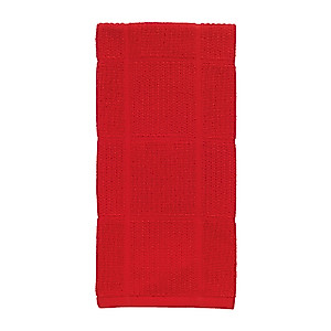 T-Fal Textiles Cotton Dish Towl, Red