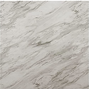 New Classic Furniture Celeste Faux Marble Counter Dining Table with Four Chairs, 5-Piece, Gray