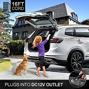 Shop-Vac 6 Gallon 3.0 Peak HP Wet Dry Vacuum+Shop·AIR Car Vacuum Cleaner, 12V/106W, Purple