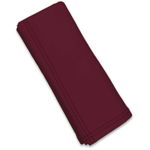 SheetWorld Soft & Stretchy Swaddle Blanket 36 x 36, Burgundy, Made in USA