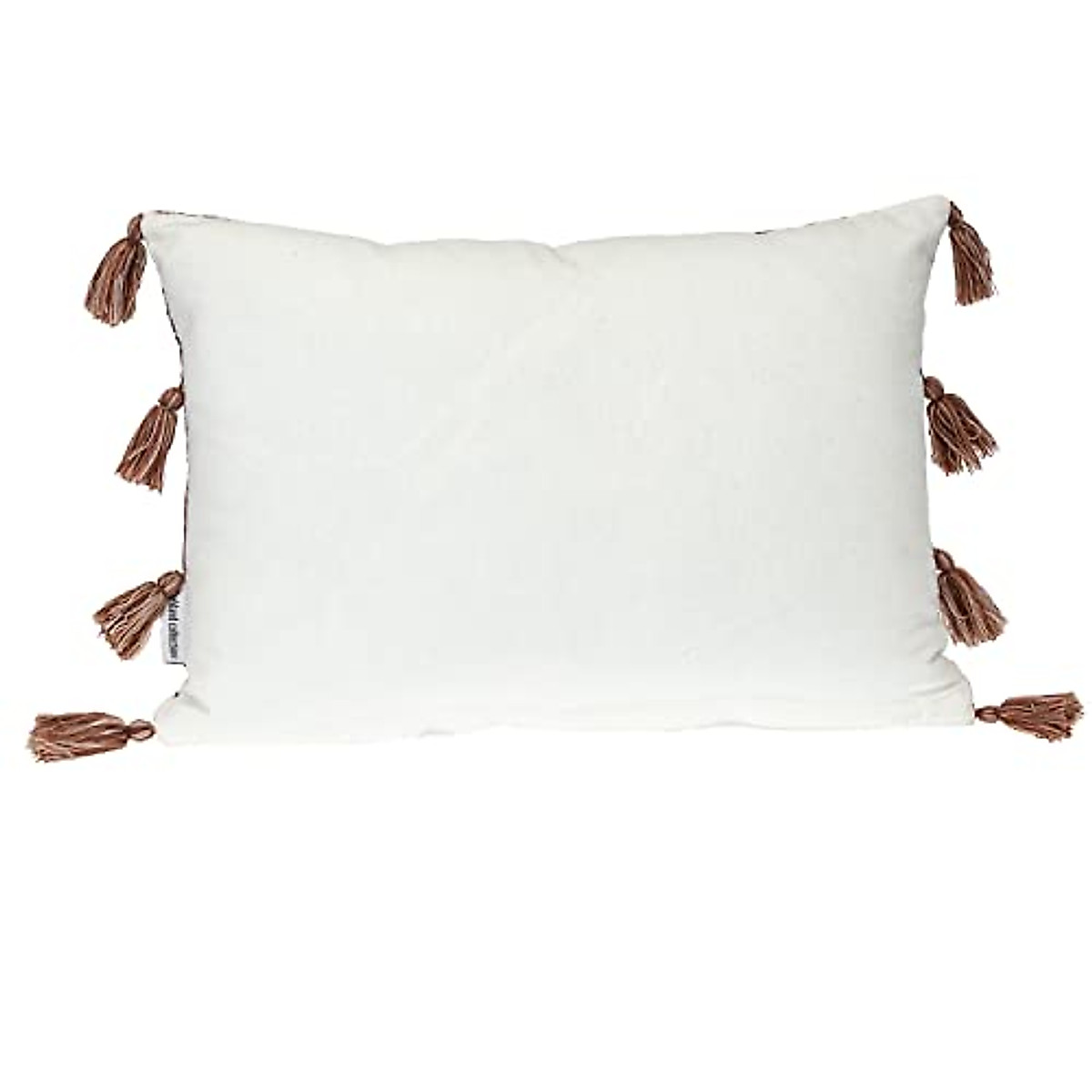 Parkland Collection Transitional Tribal Brown 14" x 20" Pillow