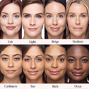 Mally Beauty - The Plush Pen Brightening Concealer Stick - Light - Hydrating Turmeric, Vitamin E, and Hyaluronic Acid Infused Formula - Medium Buildable Coverage with a Natural, Smooth Finish