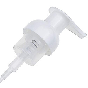 Yesland 12 Pack Clear Foaming Soap Dispenser with White Pump, 8.5 oz Pump Bottles, Plastic Press Bottles/Foam Liquid Hand Soap Containers for Kitchen and Bathroom