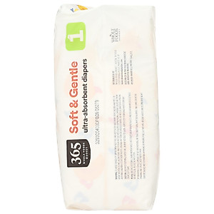 365 by Whole Foods Market, Size 1 Diapers, 40 Count