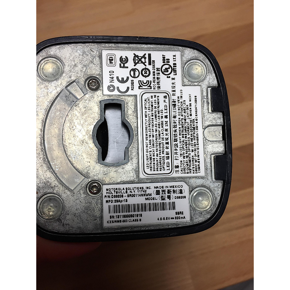 Zebra/Motorola Symbol DS9208 Handheld 2D Barcode Scanner with USB Cable