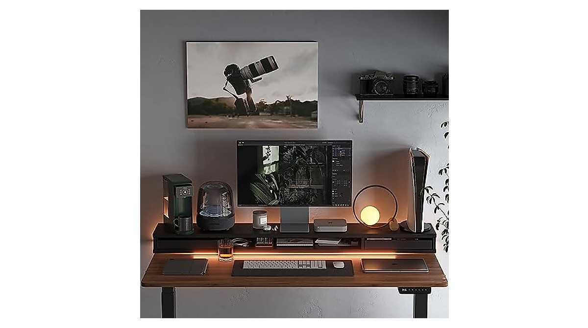 FEZIBO Electric Standing Desk - Height Adjustable & Stylish