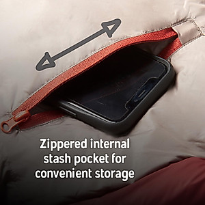 Kelty Cosmic 0 Down Mummy Sleeping Bag - 550 Fill Duck Down Winter Backpacking Sleeping Bag, Regular