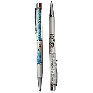 Swarovski Crystal Set Of 2 Limited Edition Stainless Steel Ballpoint Pens