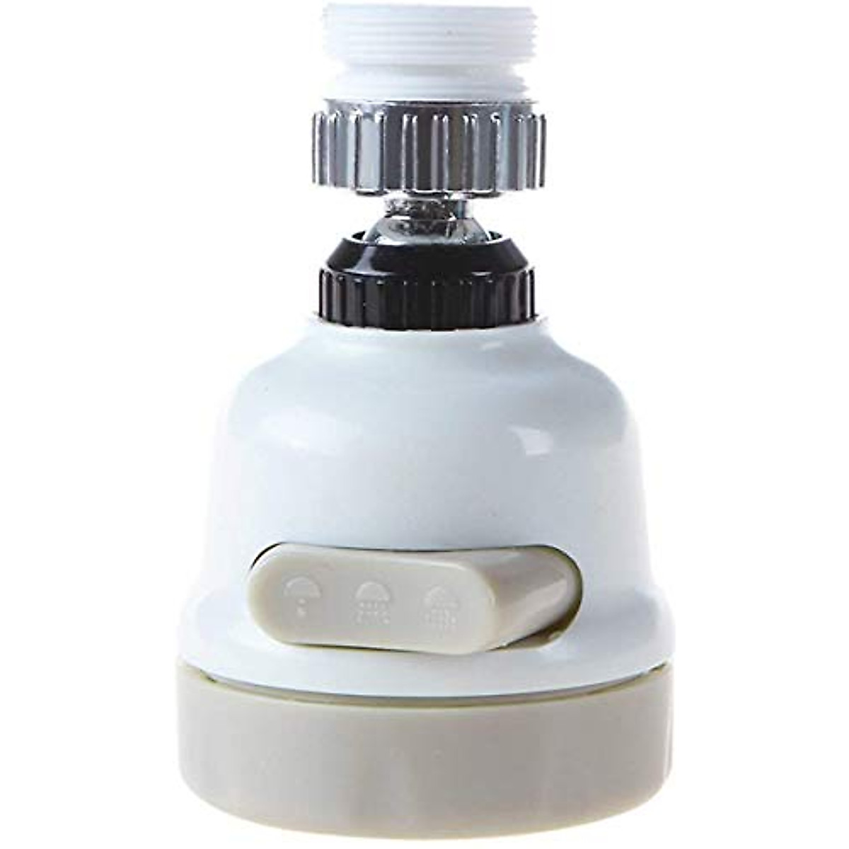 SPYSEE Kitchen Faucet Sprayer Head Water faucet Saver Tap Rotatable 360° Degrees Nozzle Filter Adapter 2PC