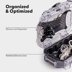 Evergreen 52 in Ear Monitor Protective Case for IEM -Waterproof/USA Made - Suitable for KZ ZS10/ZS10 Pro/ZSN/ZST/AS10/AS16/Sure SE215-CL/SE201-K