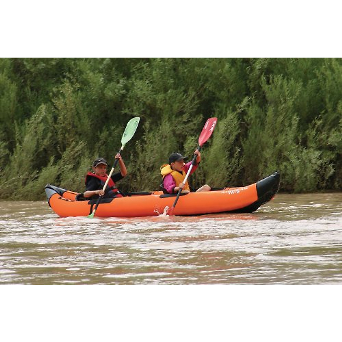 Airhead Montana Kayak Two Person Inflatable Kayak , white, 12 ft
