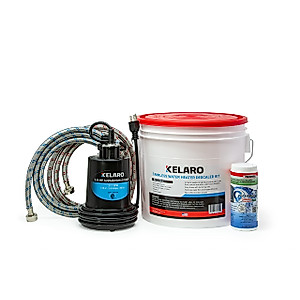Kelaro Tankless Water Heater Flushing Kit with Rectorseal Calci-Free Descaler