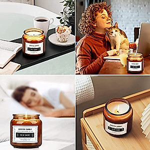 2 Pack Candles Gifts for Women, 31 Oz Sage Candles for Home Scented Soy Wax Large Jar Aromatherapy Candles for Cleansing House, Ideal Birthday and Mother's Day Gifts for Mom, Wife, Girlfriend, Sister