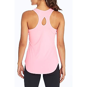 Bally Total Fitness Kiki Singlet Top, Ultra Pink, X-Large
