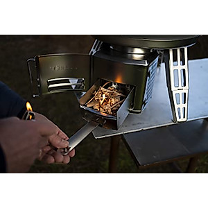 Roccbox Wood Burner 2.0, Accessories, Wood Fire, Outdoor Cooking, Burning, Backyard, Use with Gozney Roccbox Pizza Oven