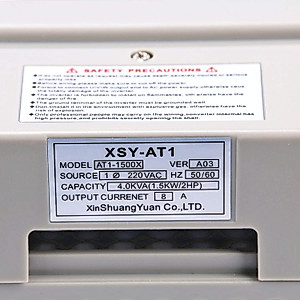 AC220V 8A 1.5KW Variable Frequency Drive Converter Speed Controller Converter