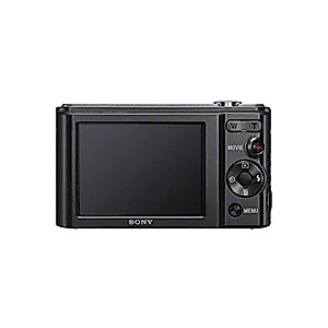 Sony DSCW800/B 20.1 MP Digital Camera (Black) (Renewed)