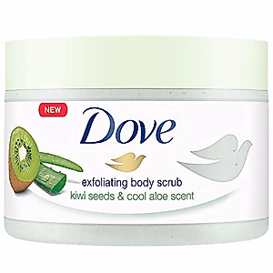 Dove Exfoliating Body Polish Body Scrub Kiwi & Aloe 10.5 oz