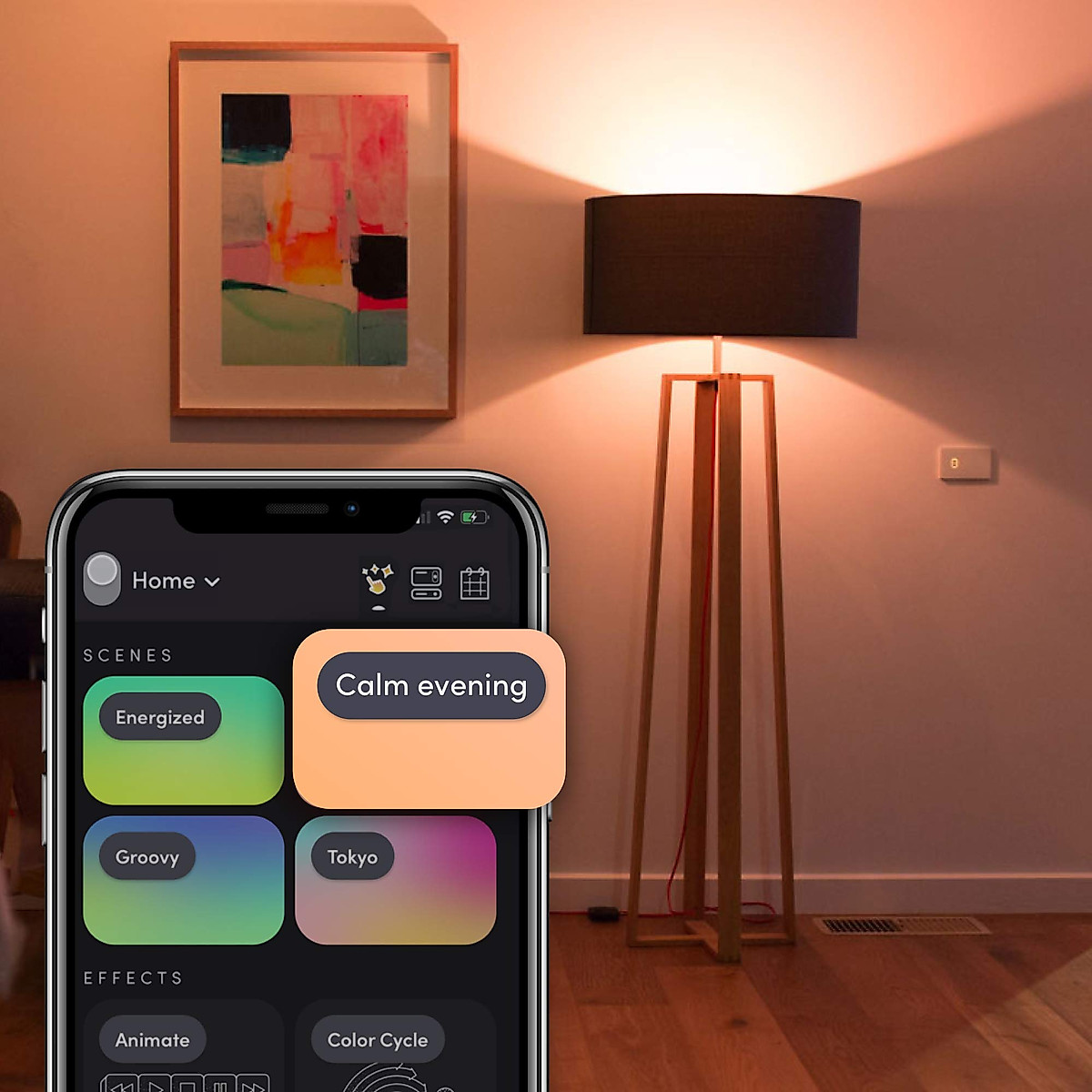 LIFX Color, A19 1100 lumens, Wi-Fi Smart LED Light Bulb, Billions of Colors and Whites, No bridge required, Works with Alexa, Hey Google, HomeKit and Siri, Multicolor